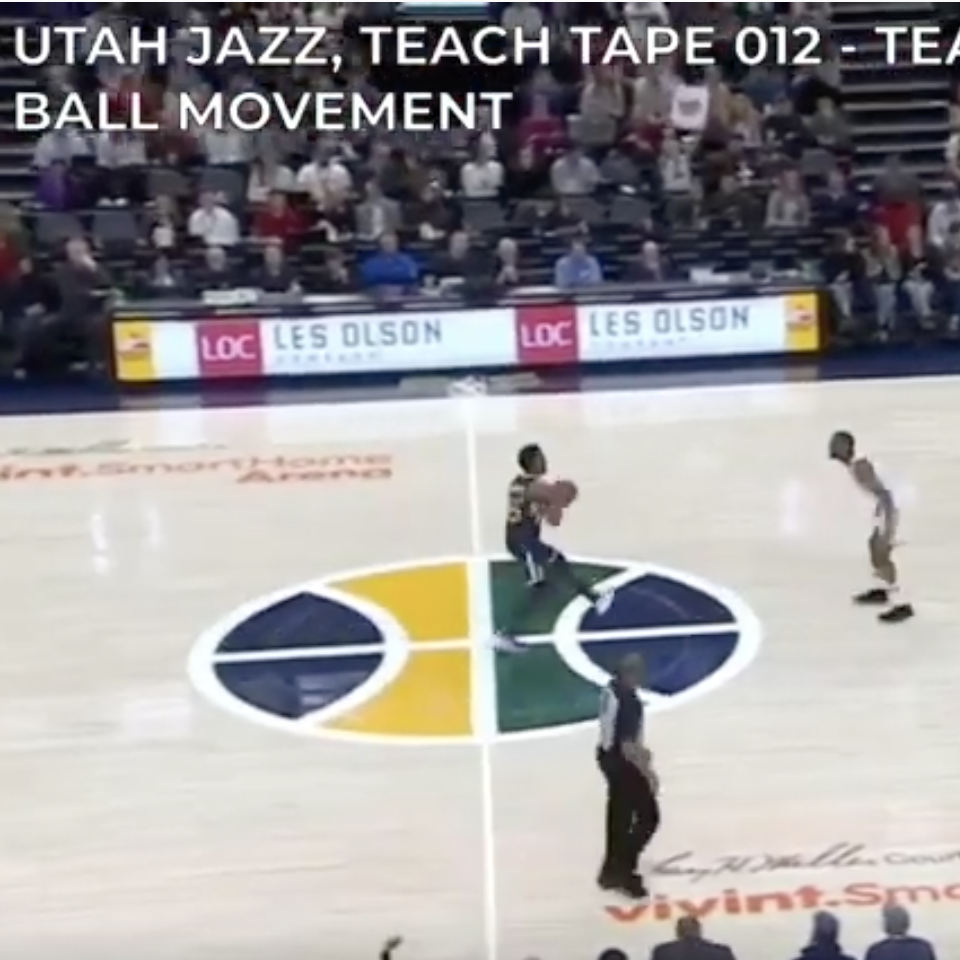 Utah Jazz | Ball Movement – Coaching Clipboard